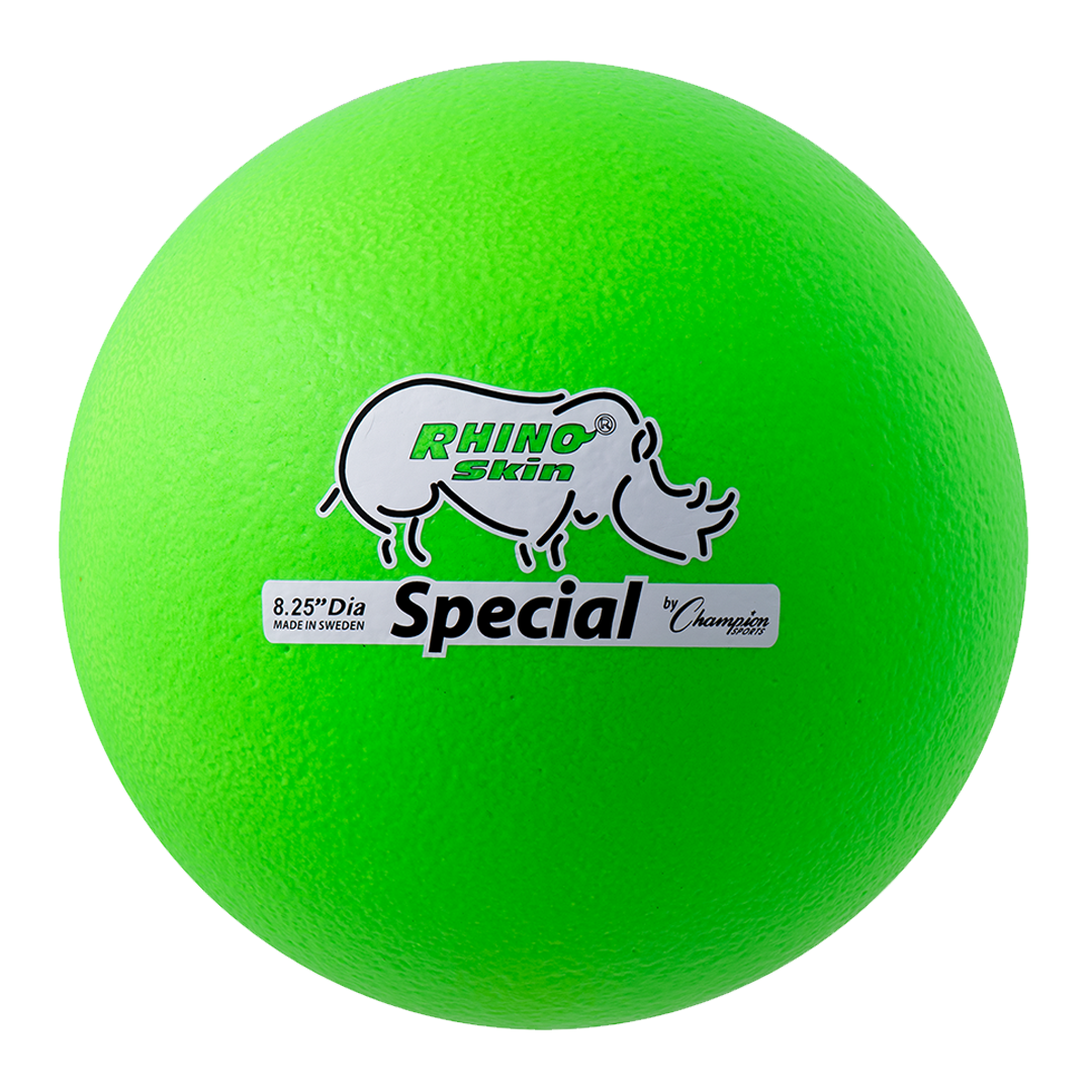 8.5" Special Dodgeball, Neon Green – Rhino Skin Sports