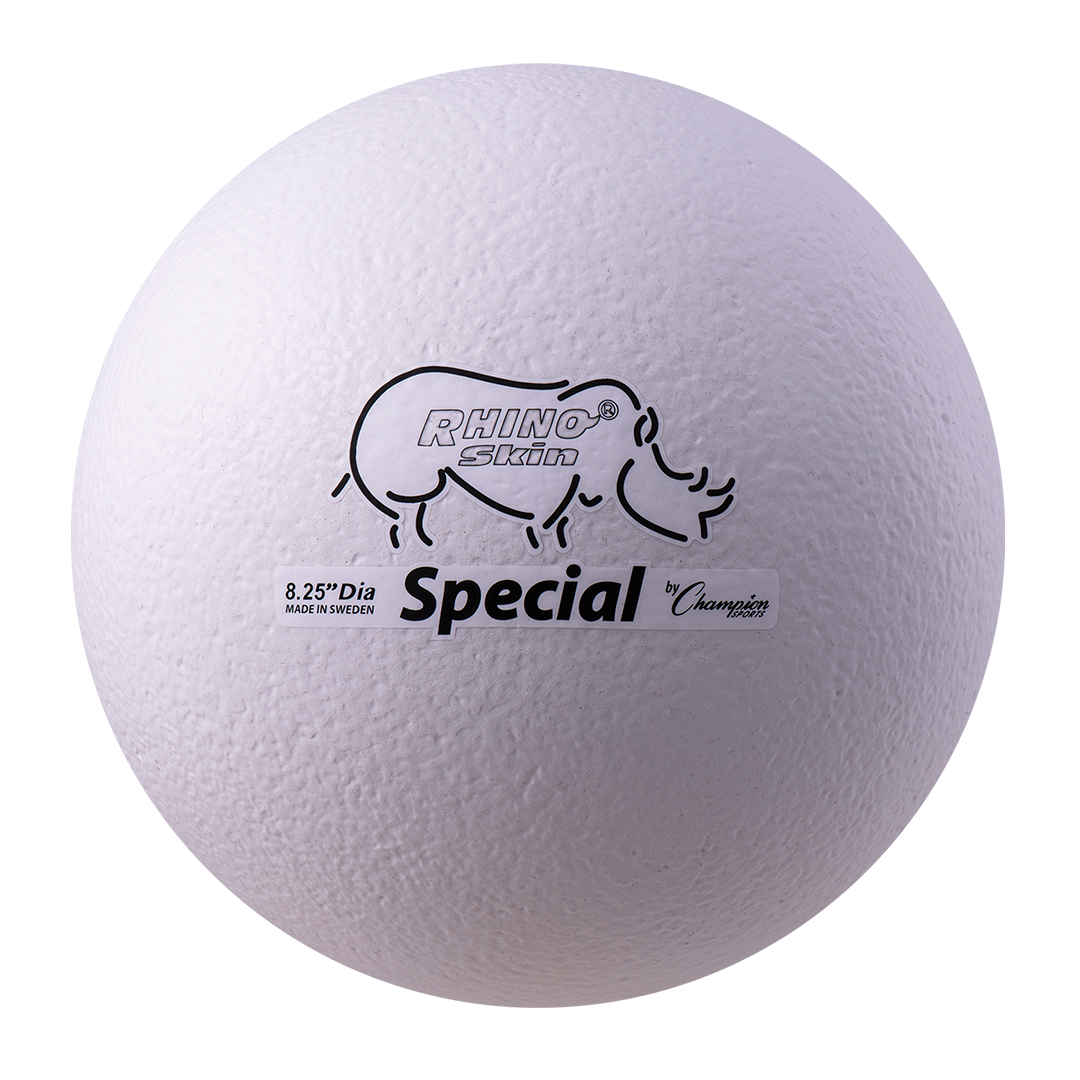 8.5" Special Dodgeball, White – Rhino Skin Sports