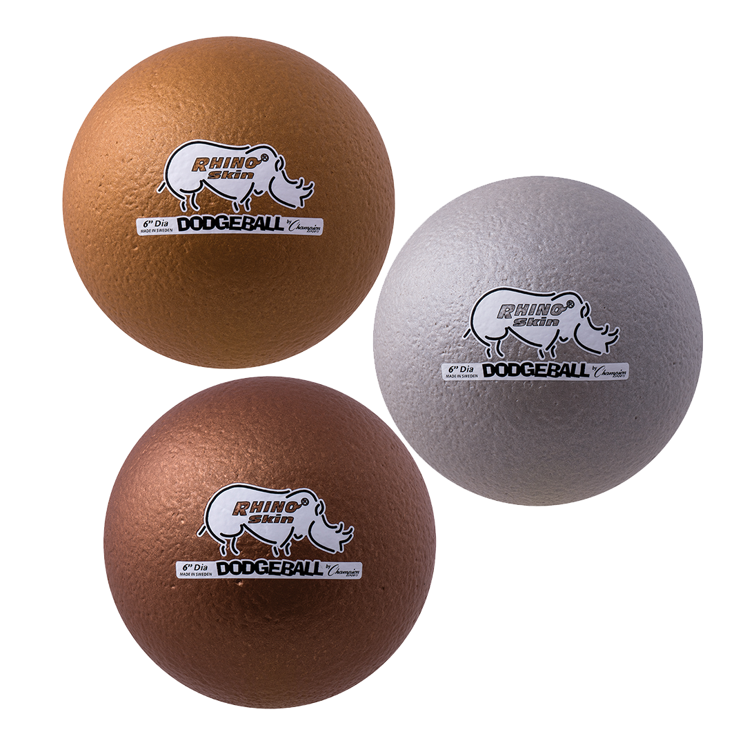 6" Metallic Dodgeball Set – Rhino Skin Sports
