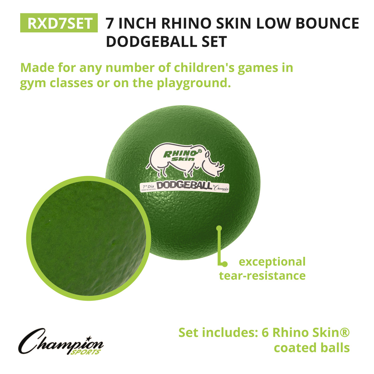 7" Dodgeball Set – Rhino Skin Sports
